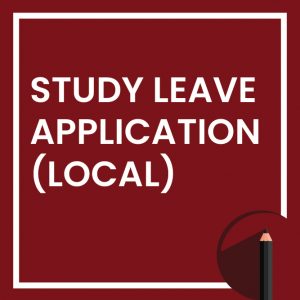 Study Leave (Local) – Office for the Advancement of Teaching — Diliman